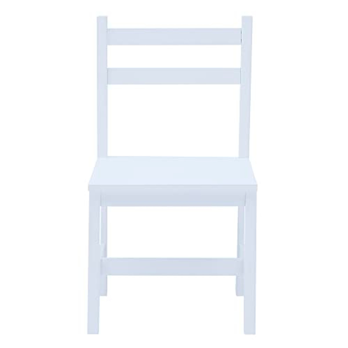 Fantasy Fields Wooden Desk and Chair Set with Storage Shelves with a Modern Design for Students and Crafters, White