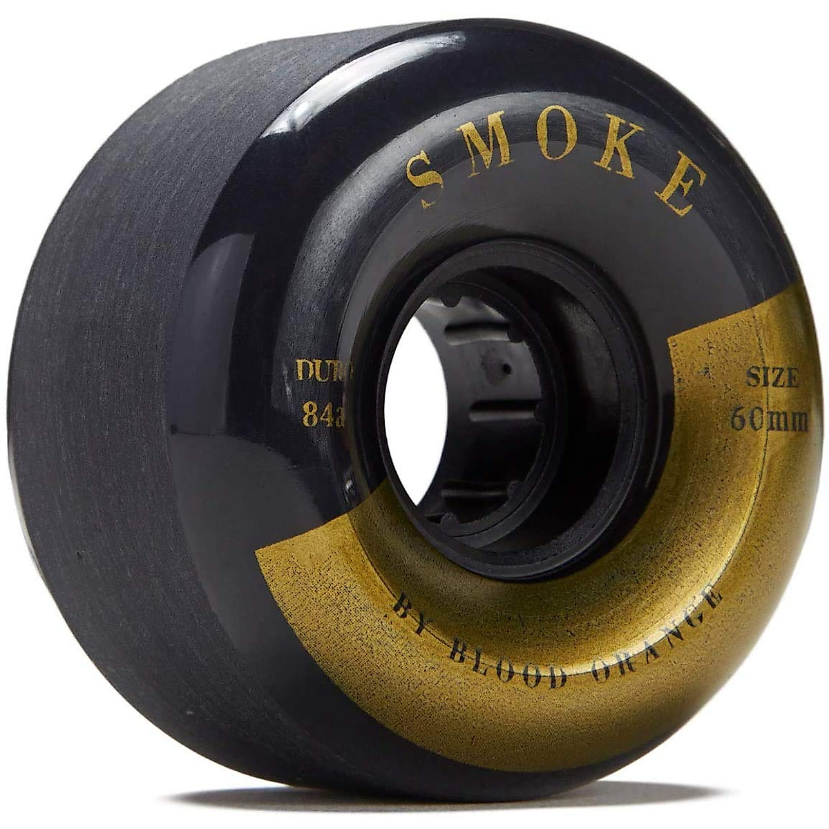 Blood Orange Smoke Black/Gold Skateboard Wheels - 60mm 82a (Set of 4)