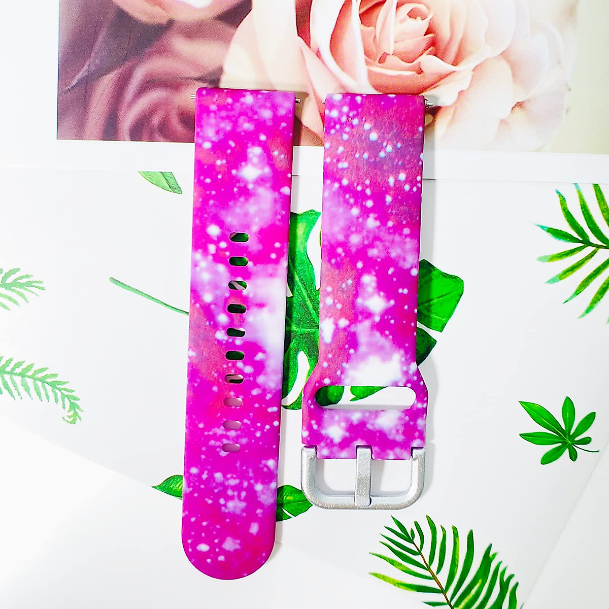 XINGMALY 6 Pack Compatible with Verizon Gizmo Watch 3/Gizmo Watch 2/Gizmo Watch 1 Smart Watch Bands for Kids Boy Girl, 20mm Soft Silicone Pattern Floral Strap Bands for Verizon Gizmo Watch 3 Watch