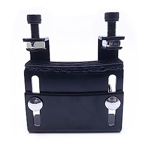 Jiayouy 4.3" Bass Drum Platform Lifter Fits 18" and 20" Bass Drums - Black Coated Steel