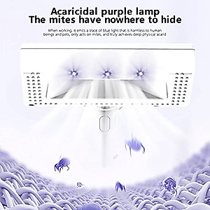 Dianli Cordless Vacuum Cleaner with 30 Mins Long Runtime, Powerful Suction,Lightweight Cordless Mattress Vacuum Cleaner, Portable Handheld Lazy Home Vacuum Cleaner, for Bed, Sofa, Carpet, Car (White)