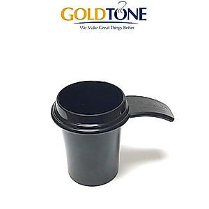 GoldTone 100 Pack Coffee Filters,1-2 Cup Basket Paper Coffee Filters for Mini Mr Coffee, Single Serve Coffee Pot, Pour Over Coffee Makers with 1 OZ Scoop (Coffee Filters (100))