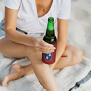 2 PCS Tennessee State Flag Can Cooler Party Gift Beer Drink Coolers Coolies