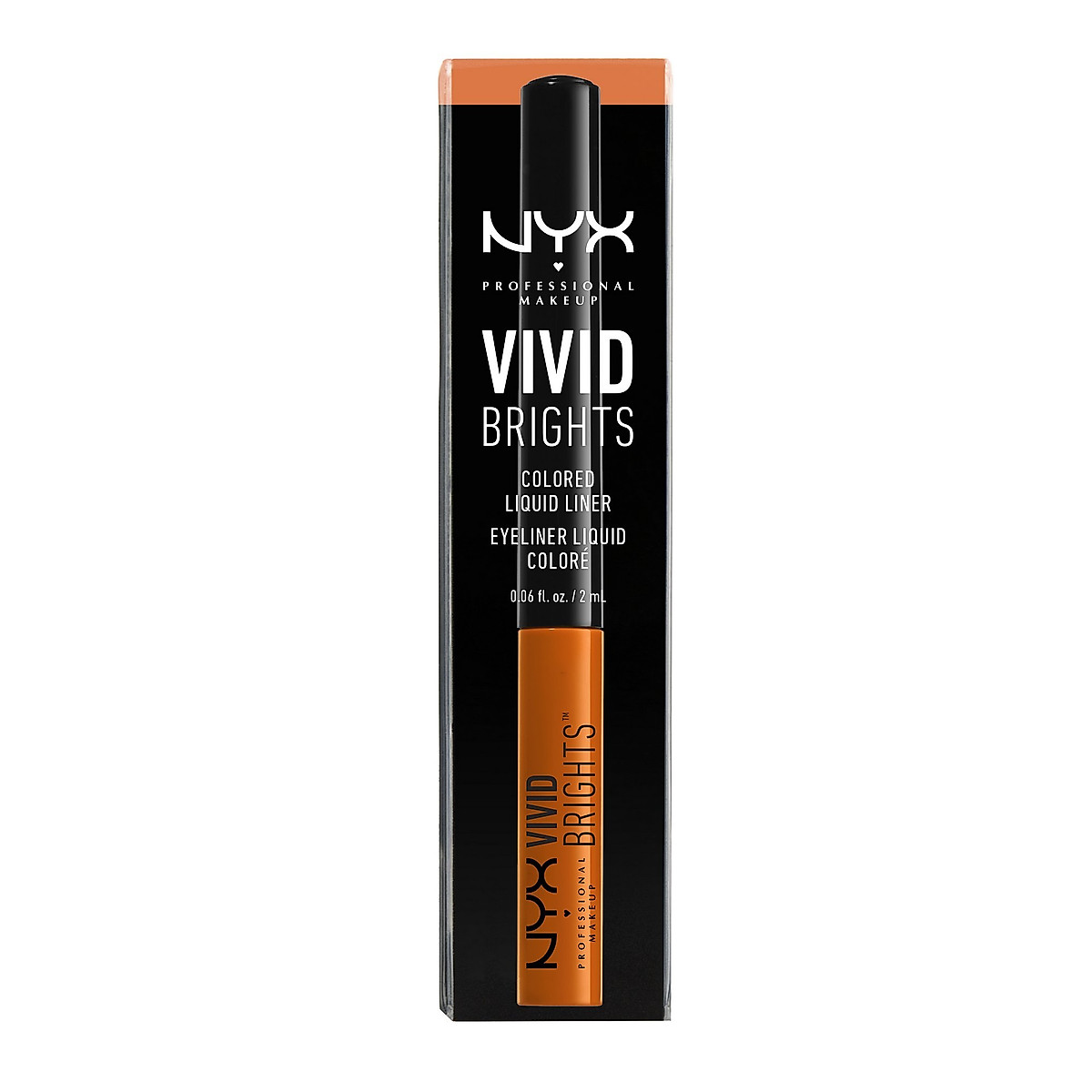NYX PROFESSIONAL MAKEUP Vivid Brights Liquid Eyeliner - Vivid Delight (Muted Orange)