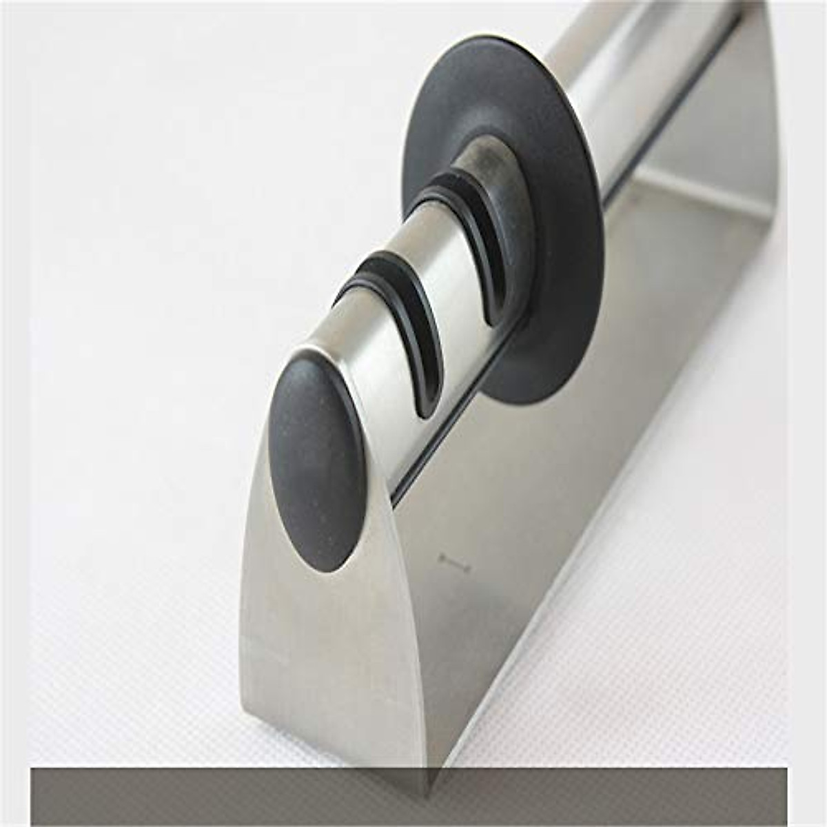 TYI Double-Edged Sharpener for Straight and Serrated Knives, Two-Stage Diamond-Coated Wheel Systems, Sharp, Blunt, Fast, Safe and Easy to use