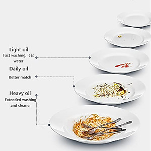 Qiucenmium Countertop Dishwasher, Portable Dishwasher 360° Dual Spray, 3 Washing Programs, 75°C Hot Air Drying, Compact Dishwashers for Small Apartments, Dorms