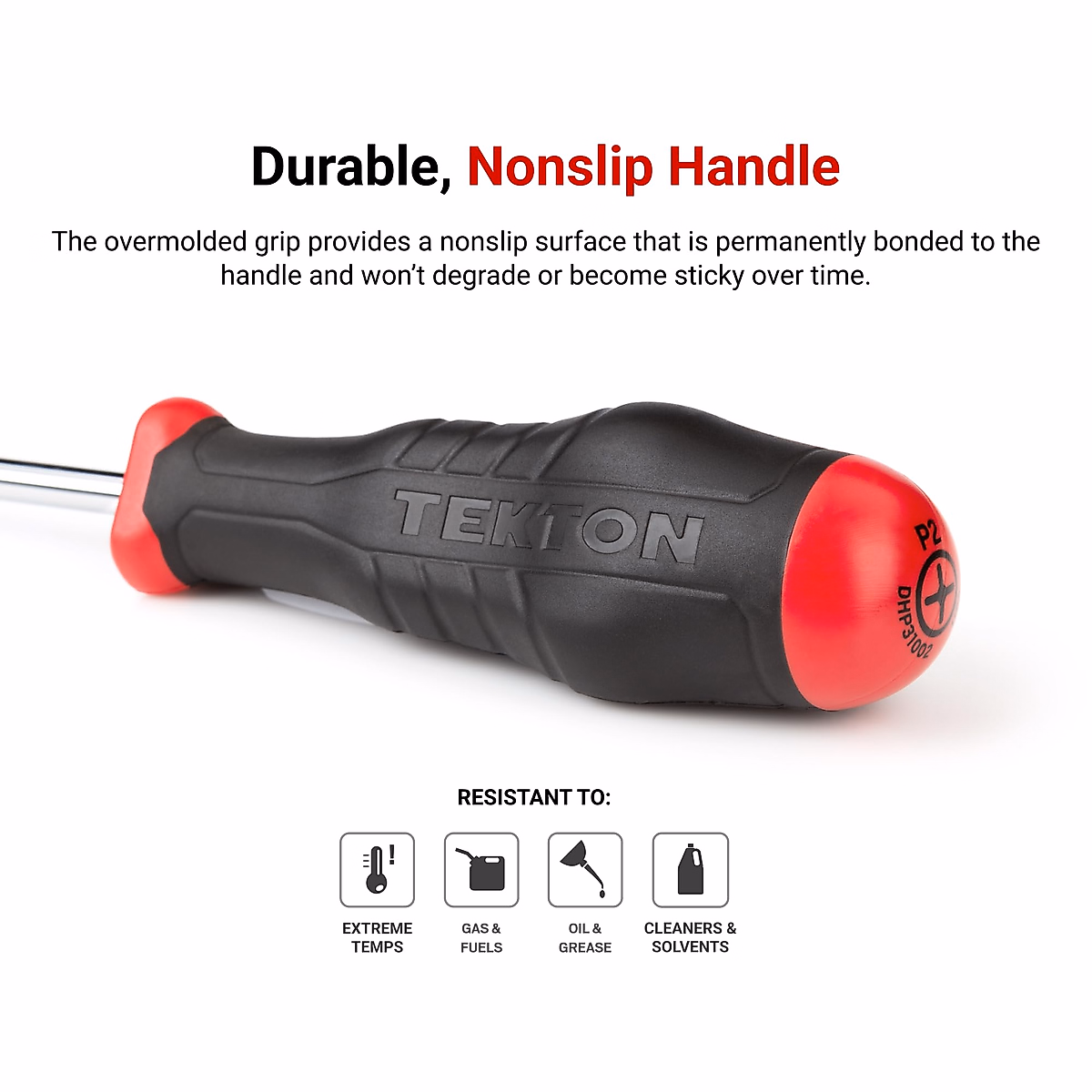 TEKTON High-Torque Black Oxide Blade Screwdriver Set, 22-Piece (#0-#3, 1/8-5/16 in., T10-30) | DRV41236 | Made in USA