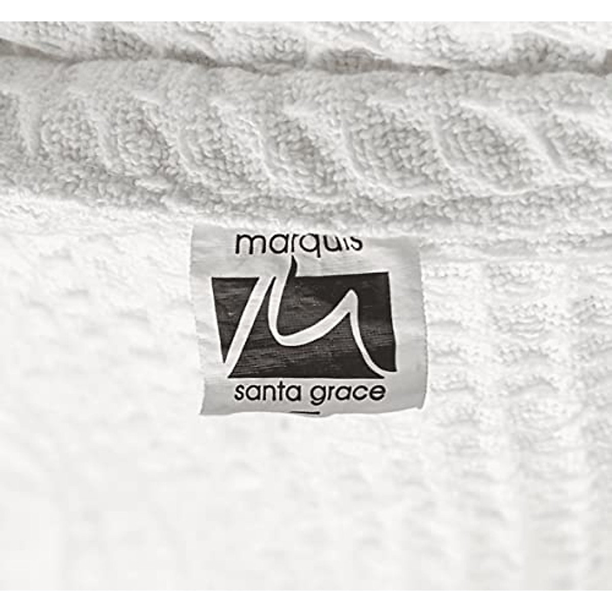 Santa Grace Honeycomb Thermal Waffle Blanket 100% Cotton Queen Ivory
