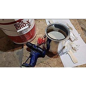 Edward Tools Paint Mixer Drill Attachment - Helix Mixer for 1 Gallon of Paint Epoxy, Resin, Silicone - Consistent Even Flow Stirrer Paddle - Works with all 3/8” and larger drills (1)