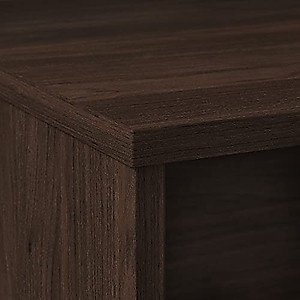 Bush Business Furniture Studio C Desk Return, 42W, Black Walnut