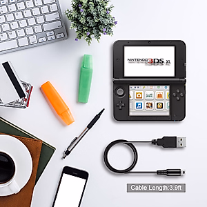 CUENSTOP 3DS USB Charger Cable, Power Charging Cord Compatible with New 3DS XL/New 3DS/ 3DS XL/ 3DS/ New 2DS XL/New 2DS/ 2DS XL/ 2DS/ DSi XL/DSi
