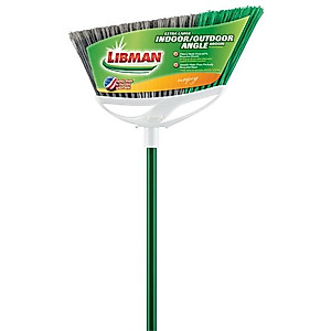 Libman 211 Extra Large Precision Angle Broom with Recycled Broom Fibers