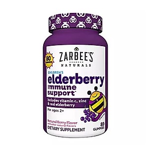 Zarbee's Children's Elderberry Immune Support Gummies, 80 ct.