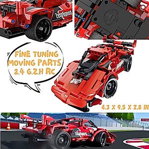 RC Car Building Toys for Boys Age 8-12 Fun STEM activities for Kids and Cool Birthday for 7, 8, 9, 10+ Years Old Boys Remote Control Car Building Kit 2-in-1 RC Cars Kit to Build