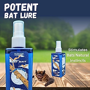 Enhance Your Bat House Experience: Outdoor Oddities 4oz Bat Attractant Spray - A Natural Choice for Bat Enthusiasts