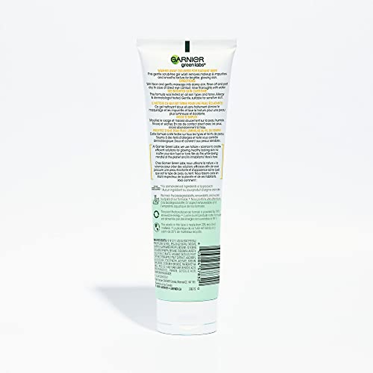 Garnier SkinActive Green Labs Brightening Gel Washable Cleanser with Vitamin C and for Dull and Uneven Skin 4.4 Packaging May Vary, Pinea-C, Pineapple, 13.2 Fl Oz