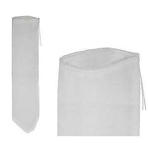 USA Lab Material Socks for Industrial and Laboratory Liquid Solid Separation, Filtration Bag Accessory with Drawstring Clouser, Extraction and Purification of Substances, 100 and 300 Micron