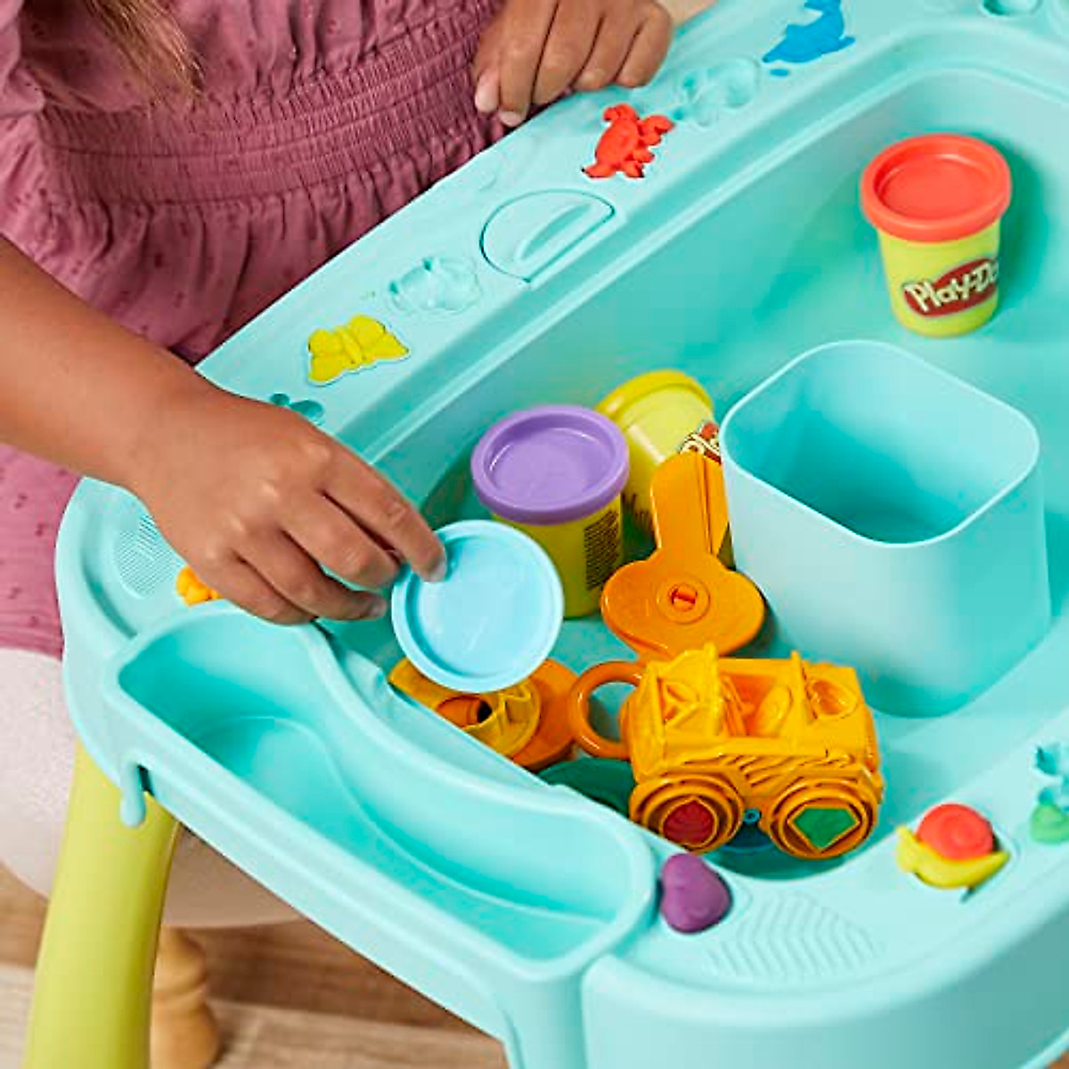 Play-Doh All-in-One Creativity Starter Station Activity Table Playset, Preschool Toys, Starter Sets, Kids Arts & Crafts, Ages 3+