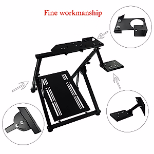 P PBAUTOS G920 Racing Steering Wheel Stand with Cup Holder for Logitech G27/G25/G29/G920 Gaming Racing Simulator Wheel Stand, Without Wheel, Shifter and Pedals