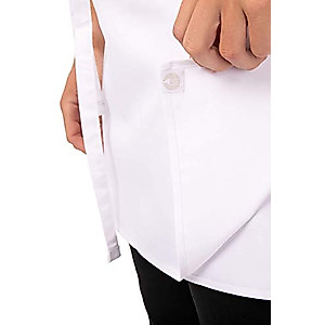 Chef Works Unisex Four-Way Apron, White, One Size