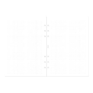 Filofax Calendar Diary Refill, A5 Size, Week-to-View with Appointments, Minimal Diary Pack, Vertical, White Paper, Multilingual: Five Languages, 2024 (C68593-24)