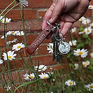 Case for Airtags Holder, Cute Air Tags Case Cover with Anti-Lost Keychain, [Scratch Resistant] Protective Airtags Case for Apple Tracker Key Finder 2021 (2Pack (Blue+Ice Blue Marble))