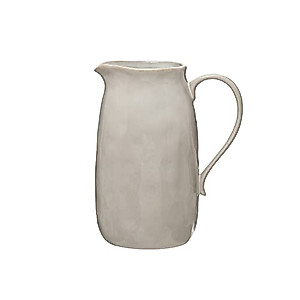 Creative Co-Op Stoneware Pitcher, Reactive Glaze