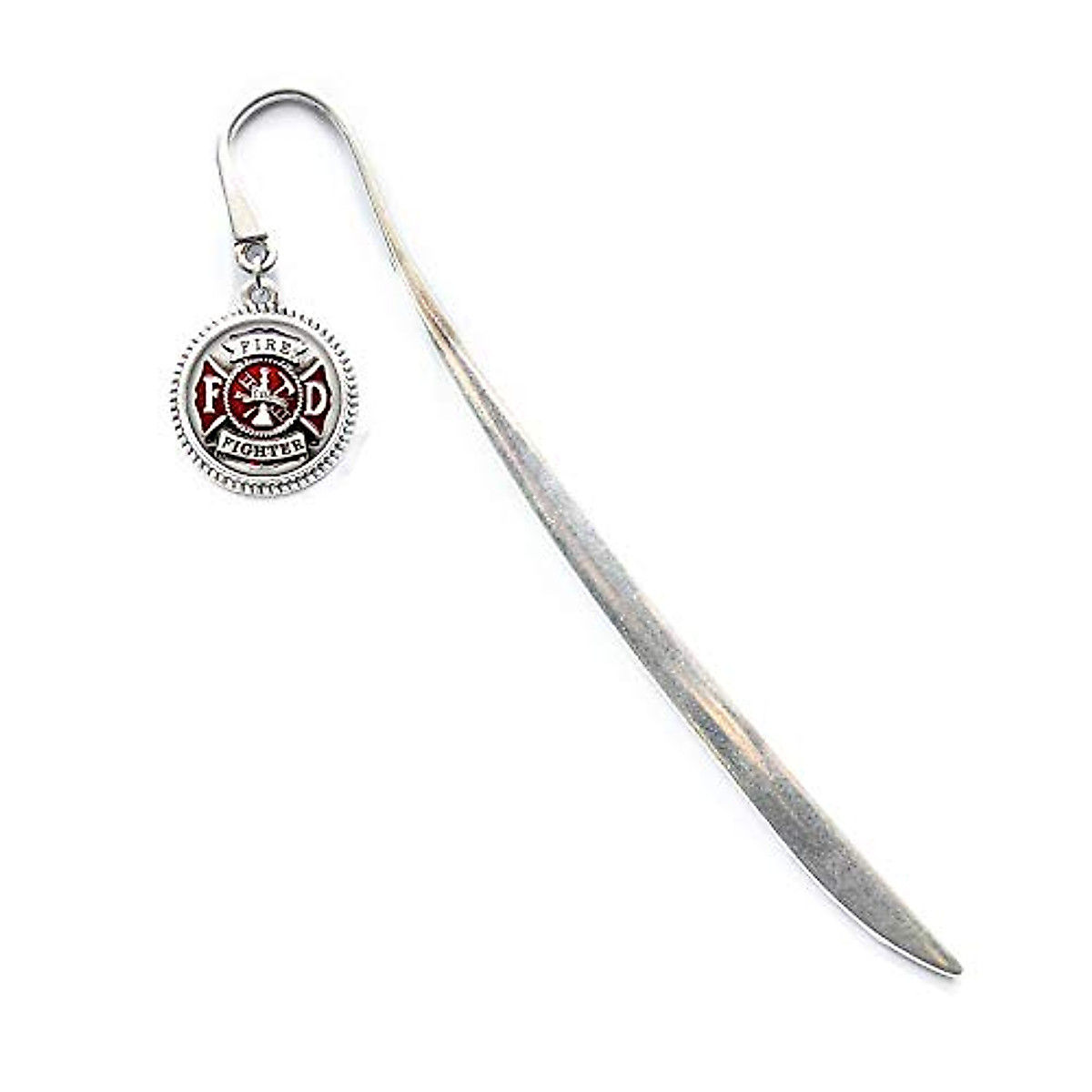 Fire Fighter Bookmark,Fire Dept Bookmarker,Firefighter,Fireman Gift,Gift for Coworker,for him,Art Gifts,for Her,TAP338