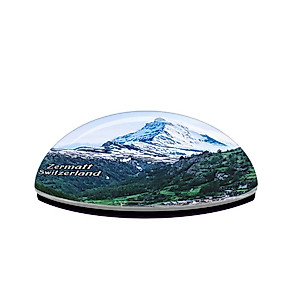 Weekino Switzerland The Matterhorn Zermatt Fridge Magnet 3D Crystal Glass Tourist City Travel Souvenir Collection Gift Strong Refrigerator Sticker