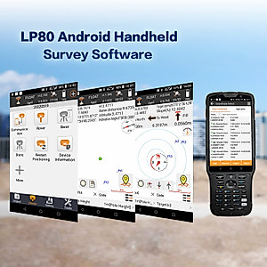 SMAJAYU R26 V1 IMU RTK GNSS Survey Equipment with Rover,Base and Handheld Collector Surveying Software Complete for Construction and Geodetic Surveying or Layout Planning Centimeter-Level Measurement