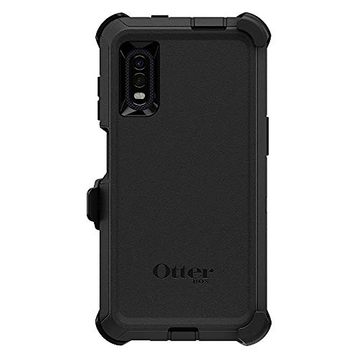 OtterBox Galaxy XCover Pro (Non-retail/Ships in Polybag) Defender Series Case - Non-retail/Ships in Polybag - BLACK, rugged & durable, with port protection, includes holster clip kickstand