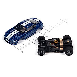 Auto World Xtraction 2018 Mustang GT (Blue) HO Scale Slot Car