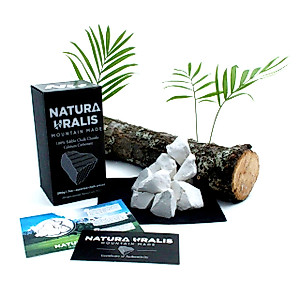 Natura Uralis Premium Belgorod Chalk Chunks | 7 oz of White Chalk Chunks - Amazing Crunch, Satisfying Earthy, Velvety and Firm Texture, ASMR Sensation, Natural Calcium Carbonate