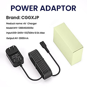 for Wahl Shaver Charger 4V Wahl Magic Clipper Charger Wahl 8148/8164/8504/8591 7367, 7357, 7029, 7060, 7035, 7339, 7356, 4000, Compatible with Wahl 5-Star Magic Clipper Cordless Shavers Trimmer