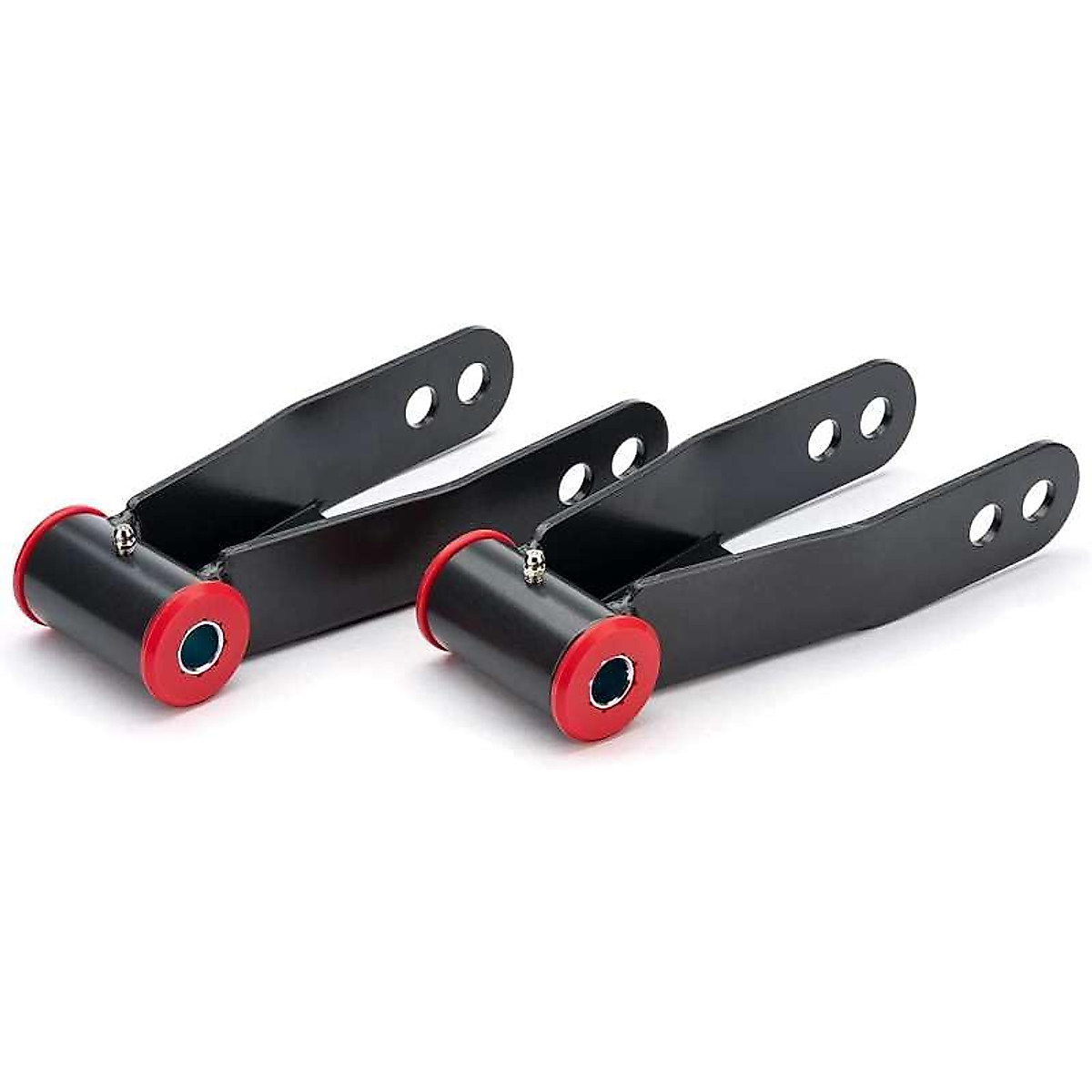 410520 Rear Drop Lowering Shackle Suspension Kit 2-3" Compatible With 1988-1998 Chevy & Gmc C1500/C2500 1988-2019 Silverado Sierra 1500 Gmc Sierra 1500 K2500 Yukon 2wd 4wd Replaces