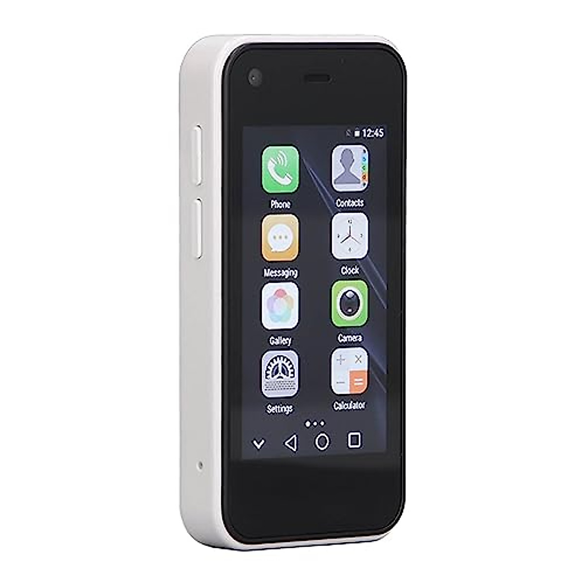 Rosvola Small 3G Smartphone, Quad Core 2.5 Inch Cellphone for Kids for Everyday Life (Pearl White)