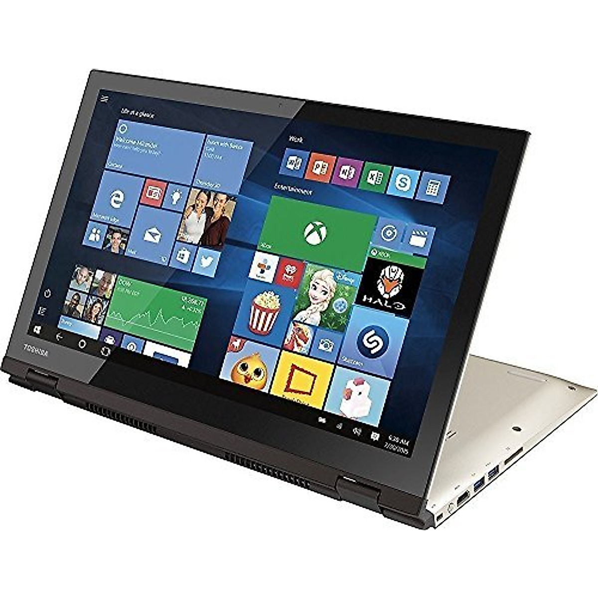 High Performance Toshiba Satellite Truelife 15.6" P55W FHD(1920x1080) Convertible 2-in-1 TouchScreen Laptop, Intel i7-6500U, 8GB RAM, 1TB HDD, Windows 10