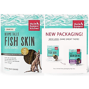 Aurora Pet Bundle (3) Ocean Chews Wolfish Skins Dehydrated Dog Treats (6-oz Each) with AuroraPet Wipes