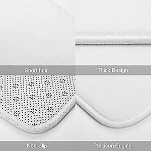 AmaUncle Custom Rug Personalized Add Logo Image Rugs and Mats Pictures for Home Derative Customized Area Rug Bedroom Carpet Print Black, 60 X 40 inch