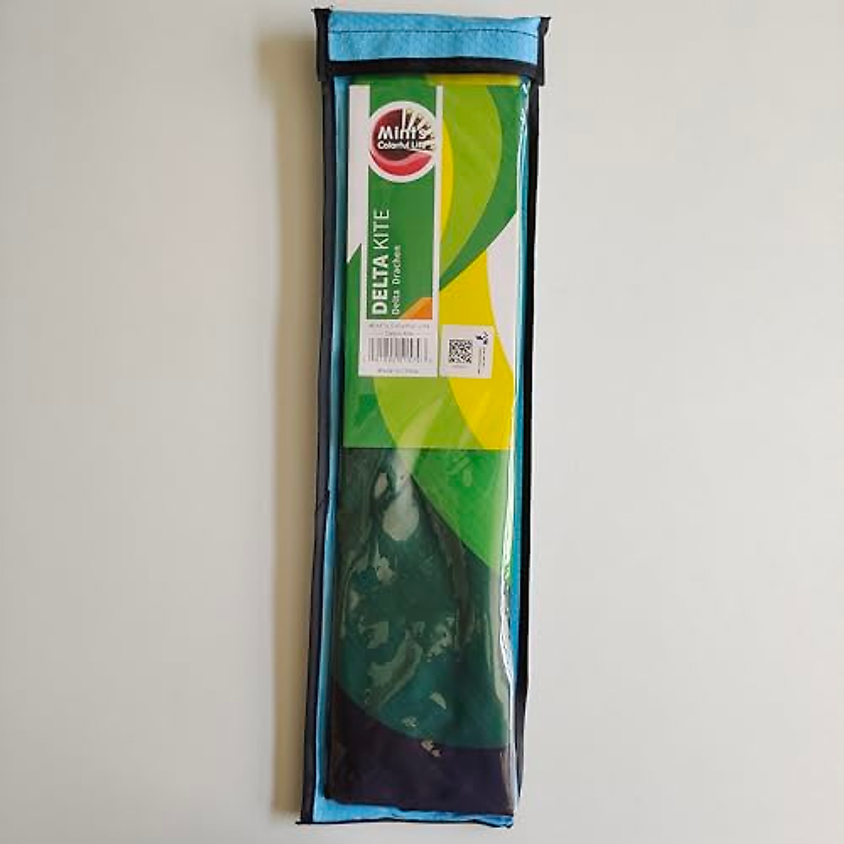 Mint's Colorful Life Delta Kite for Kids & Adults, Extremely Easy to Fly Kites with 2 Ribbons and 300ft String, Best for Beginner