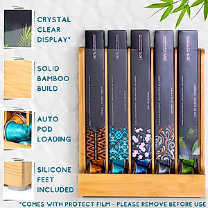 House Perfect Coffee Pod Holder - Coffee Pod Organizer for Kitchen Countertops and Coffee Stations or Coffee Bars - compatible with Nespresso Pods Holder Original Size - Coffee Pod Storage