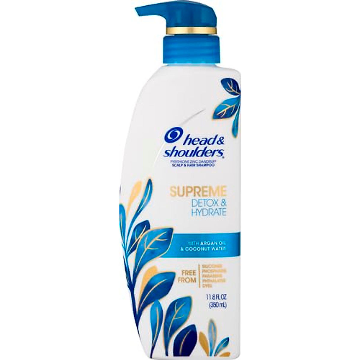 Head & Shoulders Detox & Hydrate Shampoo, 11.8 Fl Oz