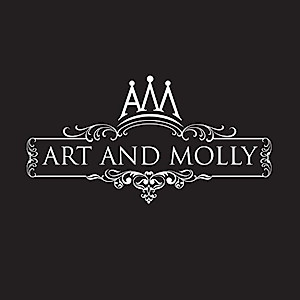 Art and Molly 14k White Gold Ball Drop Earrings with Leverback (8mm, white-gold)