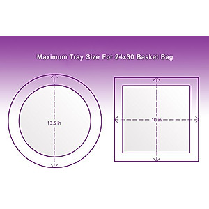 Clear Basket Bags, 10 Pack Large Clear Cellophane Wrap for Baskets & Gifts 24"x30" 1.5 Mil Thick (10)