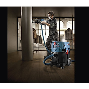 Bosch VAC090A 9-Gallon Dust Extractor with Auto Filter Clean, Blue
