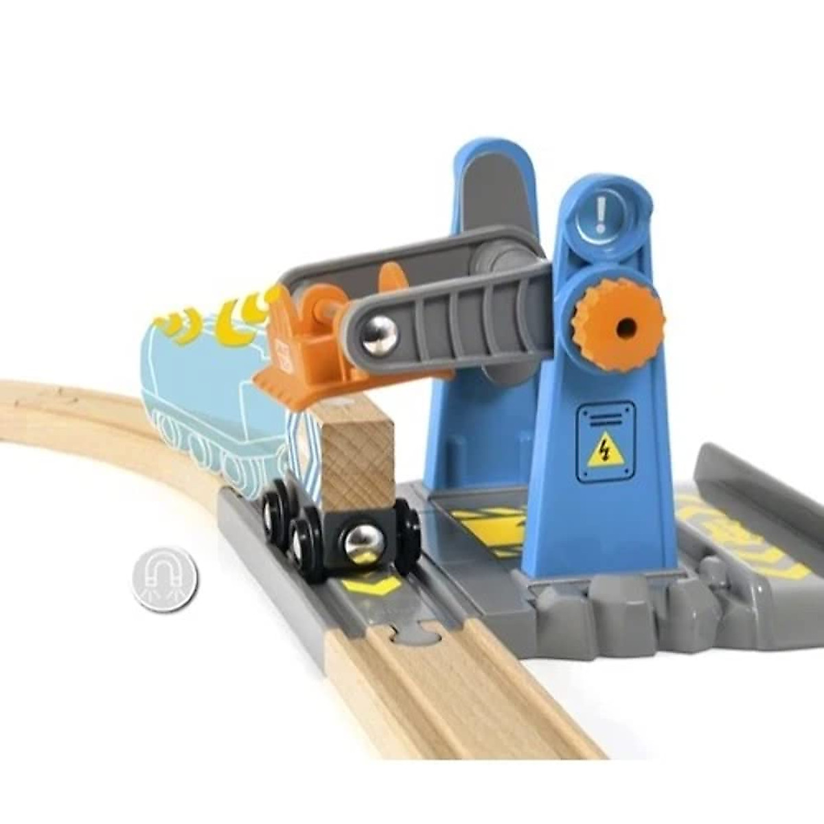 BRIO 33827 World-Smart Tech Railway-Harbor Crane,Multi