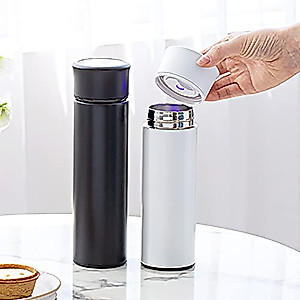LINK UV-C Self Cleaning Sterizing Tumbler White 350ml / Water Purification /304SS Vacuum Insulated Stainless Steel Hot & Cold Double Walled/Tumbler Sterilization & Travel