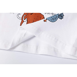 Boy Tee Raglan Long Sleeve Crewneck T Shirt Blue Red Yellow Cartton Car Winter Shirt 3 Pack Set Size 7