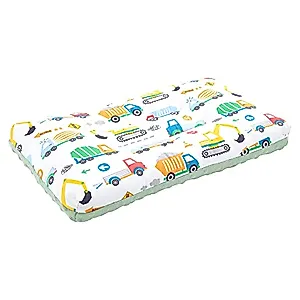 ROYALAY 100% Cotton Toddler Pillow for Sleeping, Kid's Pillow for Toddler Bed (for Kids 2-5 Years Old), 20"x12" Mini Pillow for Travel, Flat and Small Pillow for Boys and Girls(1 Pack)