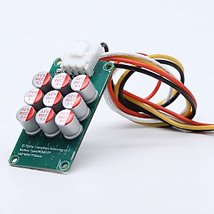 5A 3S 12V 12.6V Battery Active Equalizer BMS Balancer LFP Lifepo4 Lithium Lipo Li-ion Battery Energy Transfer Board Active Balance Equalization Module Capacitor Whole Group Balancer w/Silicone Cable
